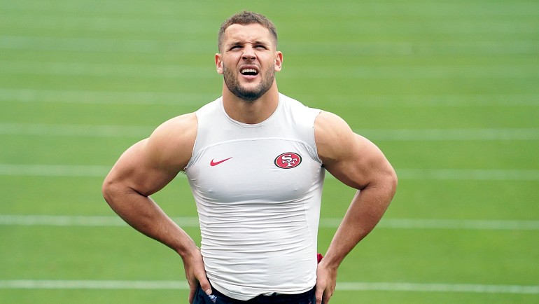 Kerry Hyder honors injured 49ers teammate Nick Bosa with sack ...