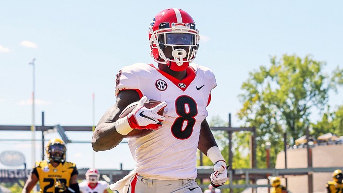 49ers met with Georgia WR Riley Ridley at the NFL Scouting Combine ...
