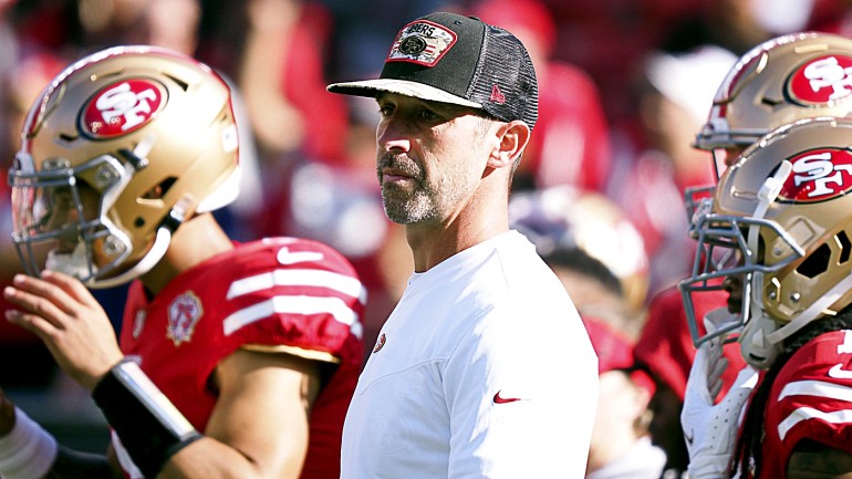 First look: San Francisco 49ers' end zone is painted ahead of Super ...