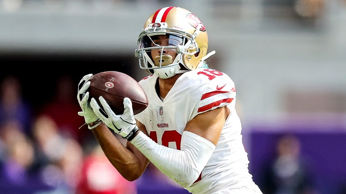 Jerry Rice says Dante Pettis' performance against the Seahawks reminded ...