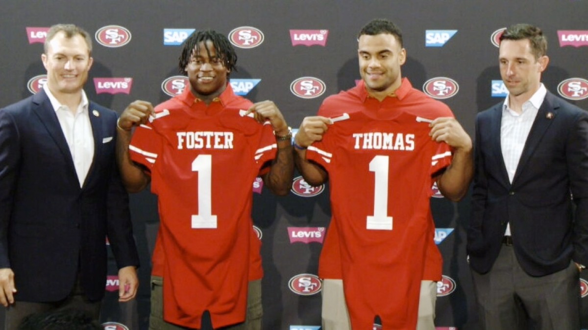 Transcript: Reuben Foster and Solomon Thomas Introductory Press ...
