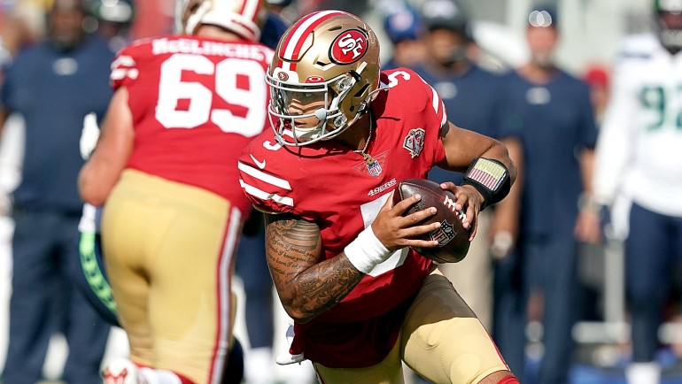 49ers' Trey Lance nominated for Pepsi NFL Rookie of the Week after win ...